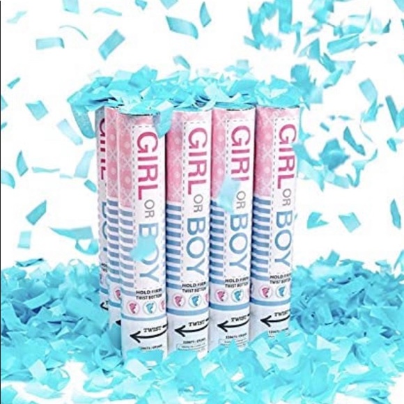 TNT | Other | Its A Boy Gender Reveal Celebration Cannons 2 Pack ...